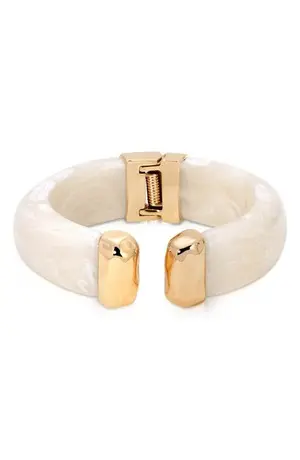 Ettika Carved Relic Cuff Bracelet