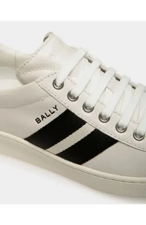 Bally Tennis Sneaker In Buffalo Leather