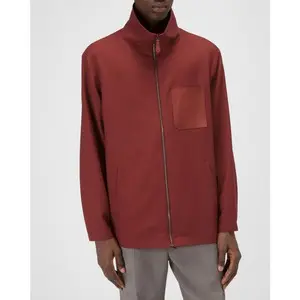 Bally Wool Bomber Jacket - Red