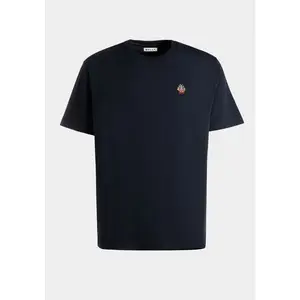 Bally T-shirt With A Crest Logo - Blue