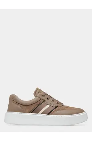 Bally Sneaker In Leather - Natural