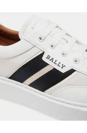 Bally Sneaker In Leather - White