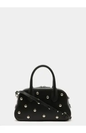 Bally Unda Top Handle Bag In Grained Calf Leather