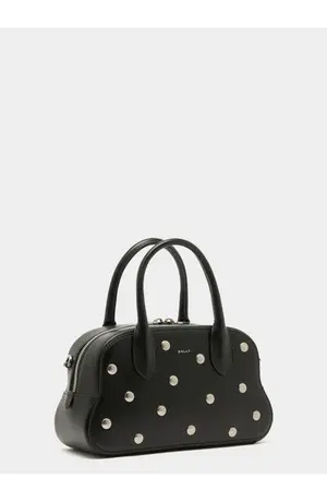 Bally Unda Top Handle Bag In Grained Calf Leather