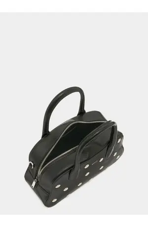 Bally Unda Top Handle Bag In Grained Calf Leather