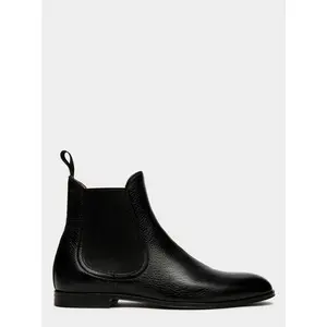 Bally Westminster Bootie In Deer Leather - Black