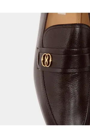 Bally Suisse Loafer In Grained Goat Leather