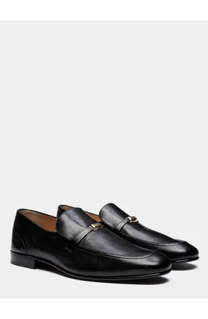 Bally Suisse Loafer In Grained Leather