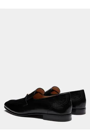 Bally Suisse Loafer In Grained Leather