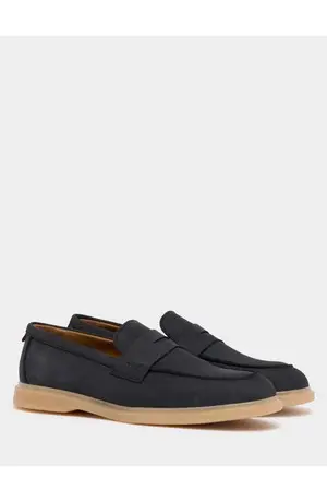 Bally Webbing Loafer In Nubuck