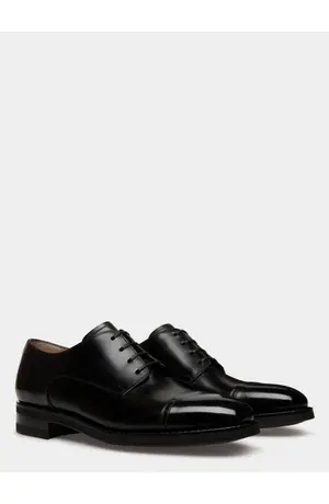 Bally Scribe Un Derby In Plain Calf Leather