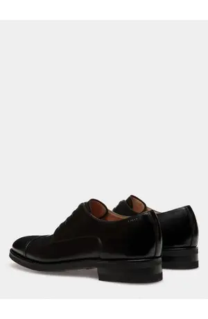 Bally Scribe Un Derby In Plain Calf Leather