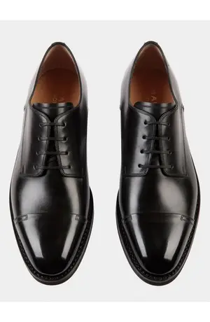 Bally Scribe Un Derby In Plain Calf Leather