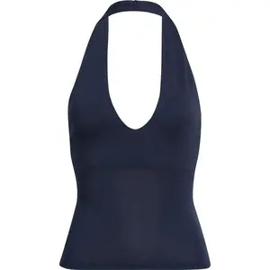 SKIMS Smooth Layers Halter Neck Camisole - Obsidian