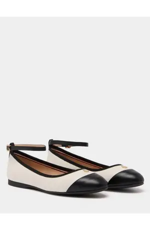 Bally Ysla Ballet Flat - White