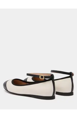 Bally Ysla Ballet Flat - White