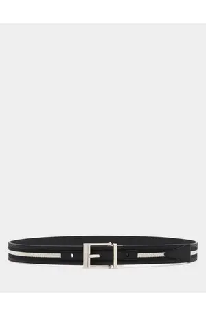 Bally Shiffie 35 Mm Reversible Belt Black+blk/bone+pall