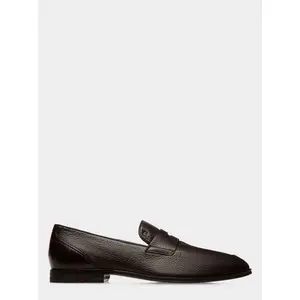 Bally Westminster Loafer In Deer Leather - Ebano 21