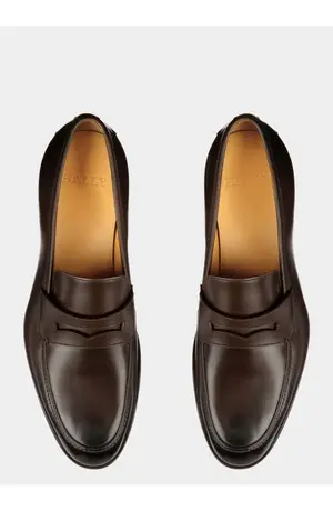 Bally Webb Leather Loafers - Brown