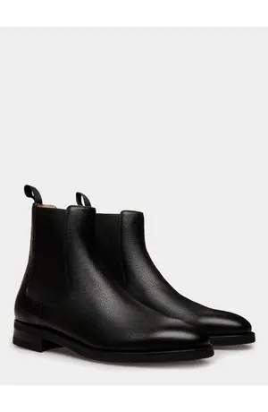 Bally Scribe Un Leather Bootie - Black