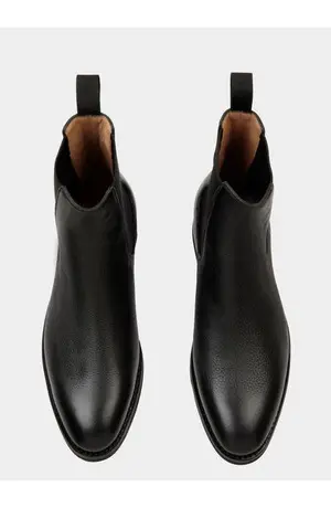 Bally Scribe Un Leather Bootie - Black