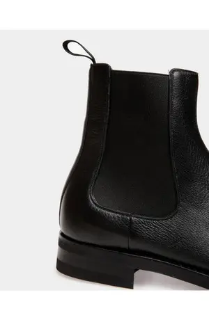 Bally Scribe Un Leather Bootie - Black