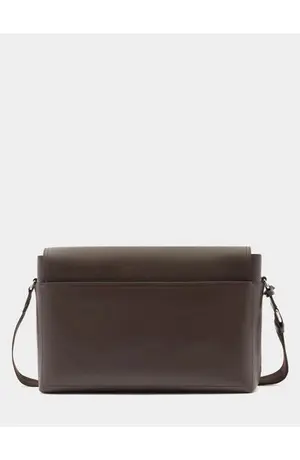 Bally Capitol Messenger Bag In Grained Leather