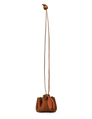 OLD TREND Mini Bucket Charm - Brown