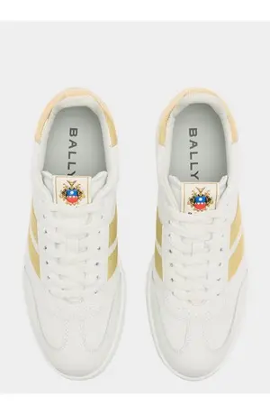 Bally Calf Leather Retro Crest Sneakers