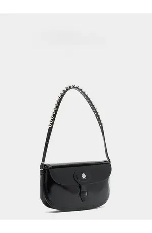 Bally Beckett Small Shoulder Bag - Black+palladio