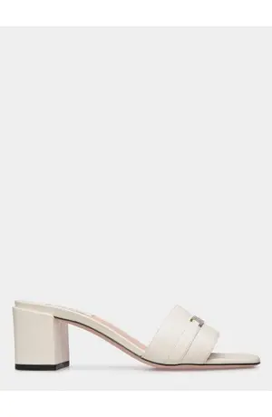 Bally Deco Sandal In Leather - White