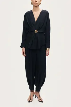 NOCTURNE Balloon-leg Trousers