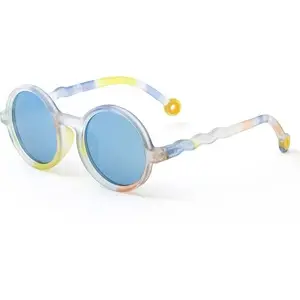 OLIVIO Youth Round Sunglasses Art Brush