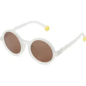 OLIVIO Youth Round Frame Sunglasses - Citrus Grove