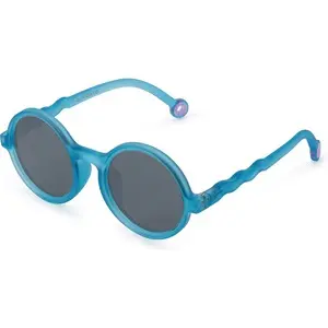 OLIVIO Youth Round Sunglasses - Reef Blue
