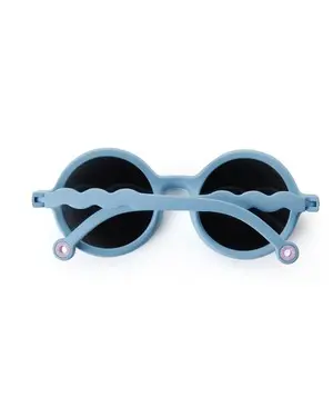 OLIVIO Youth Round Sunglasses - Reef Blue