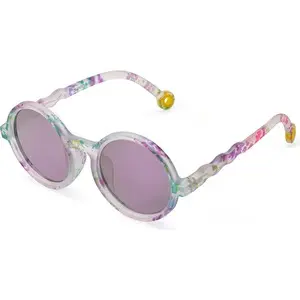OLIVIO Youth Round Sunglasses Wild Flower