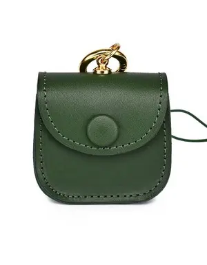 OLD TREND Toti Genuine Leather Mini Structured Charm Green