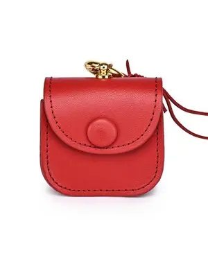OLD TREND Toti Genuine Leather Mini Structured Charm Red