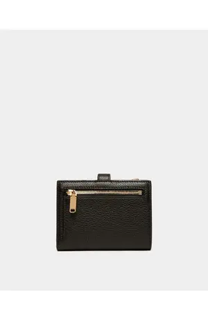 Bally Lock Me Wallet In Grained Leather