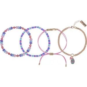 HALLMARK 4pc Easter Bracelet Set Pink