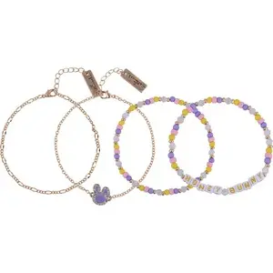 HALLMARK 4pc Easter Bracelet Set - Purple