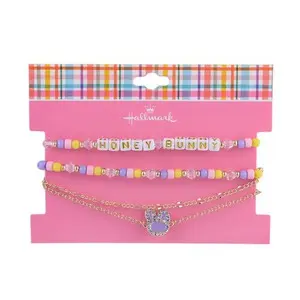 HALLMARK 4pc Easter Bracelet Set - Purple