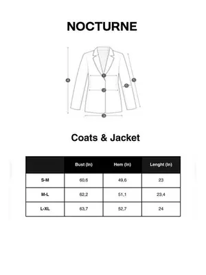 NOCTURNE High-neck Gathered Jacket - Black