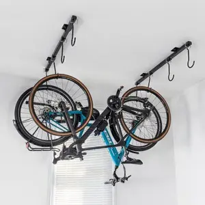 STOREYOUR G-bike Ceiling | Adjustable Ceiling Storage System | Holds Up To 8 Bikes - Black
