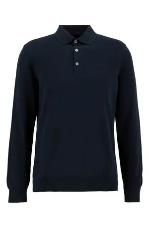 Barbour Long Sleeve Cotton Polo