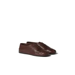 Miu Miu Nappa Leather Laced Shoes - Briarwood