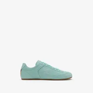 Burberry Leather Knight Runner Sneakers - Tidal Blue