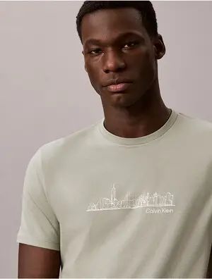 Calvin Klein City Skyline Graphic Classic T-shirt - Shadow
