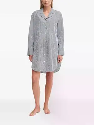 Polo Ralph Lauren Striped Pocket Nightdress - Blue